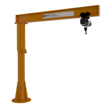 LOADING CNC MACHINES WITH SWING ARM CRANES – Lifting Equipment Store USA