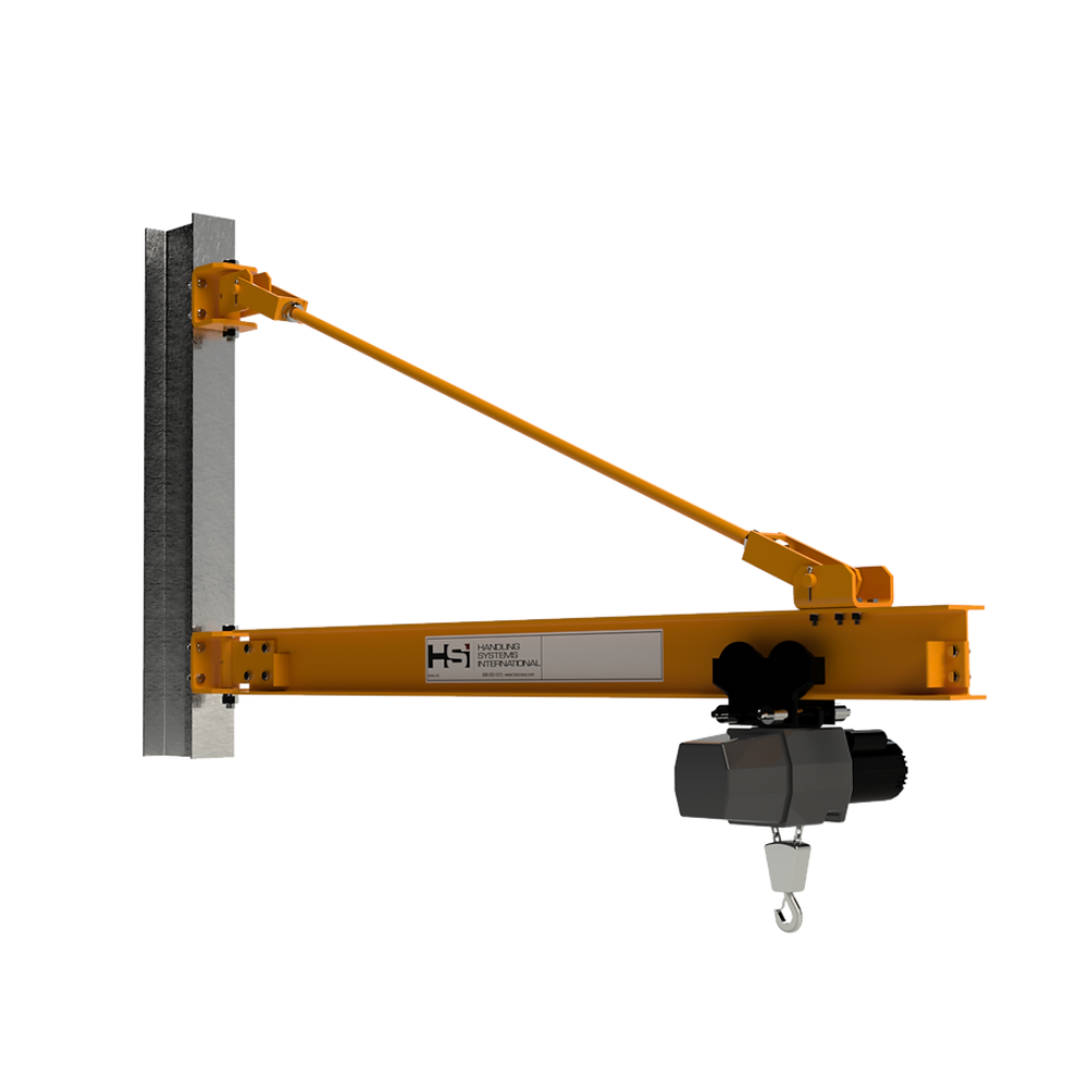HSI 10000lbs Tie Rod Style Wall/Column Mounted Jib Crane – Lifting ...