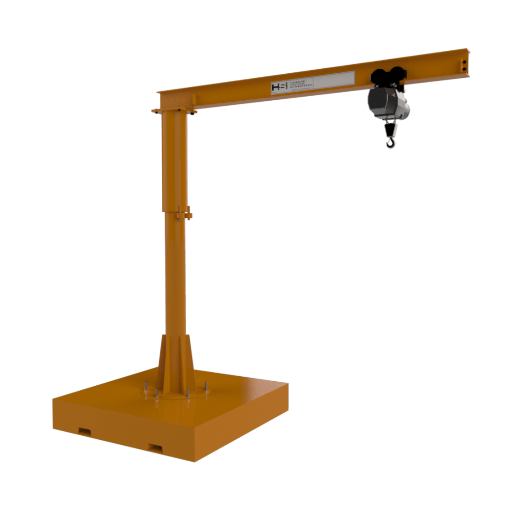 HSI 1000lbs Portable Forkpocket Jib Cranes – Lifting Equipment Store USA