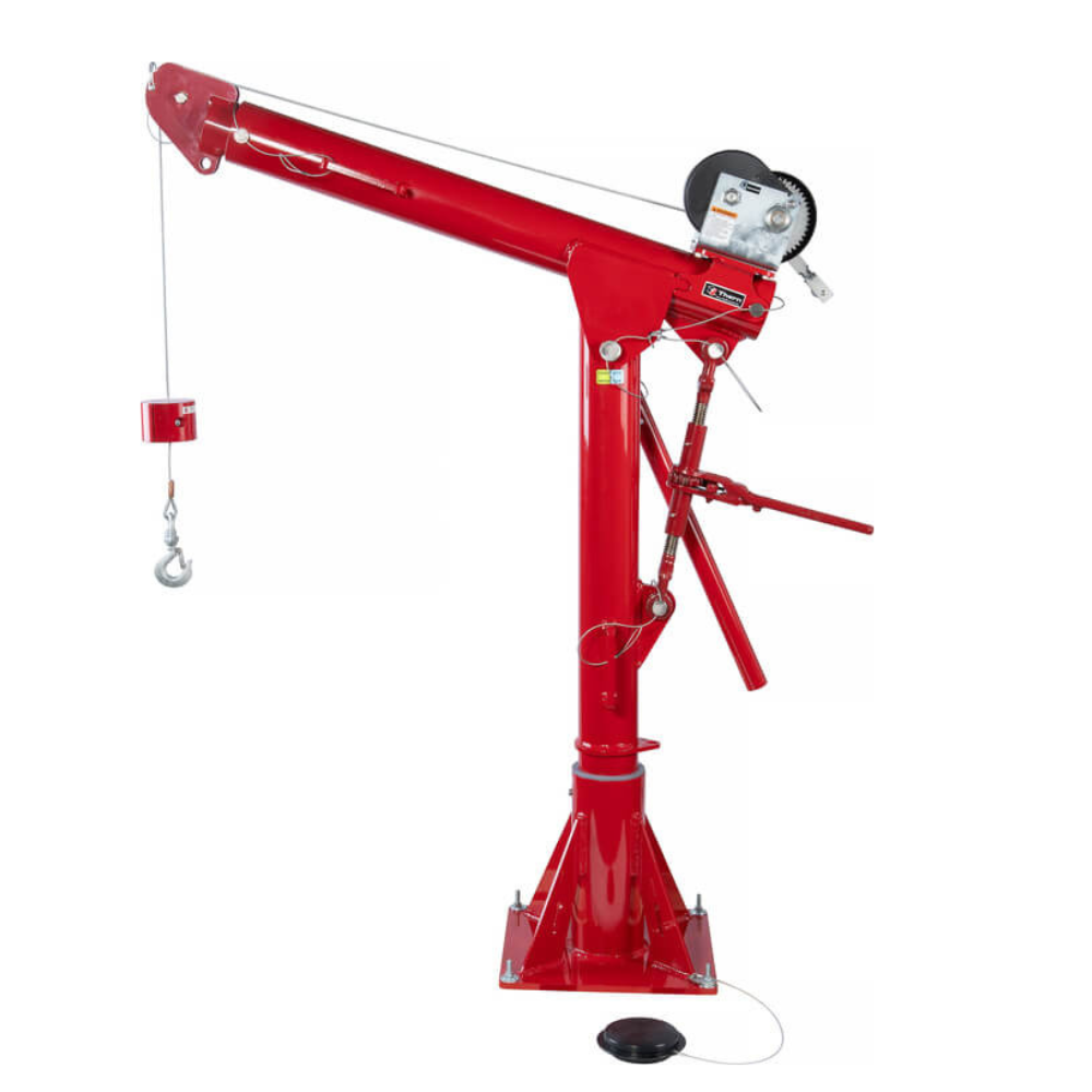 Thern Commander AL 1200lbs Portable Aluminium Davit Crane – Lifting ...